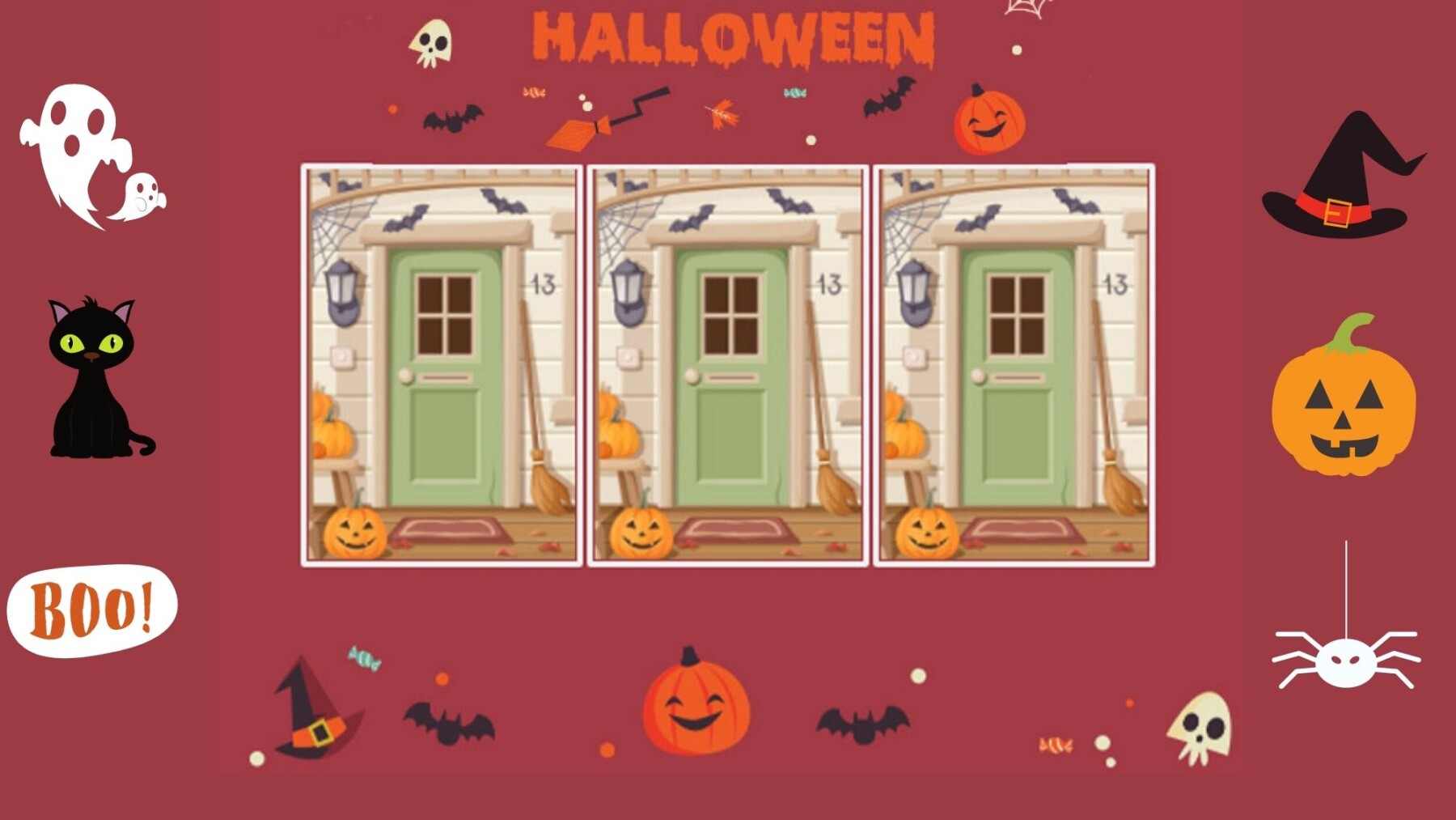 5 puzzles pour Halloween
