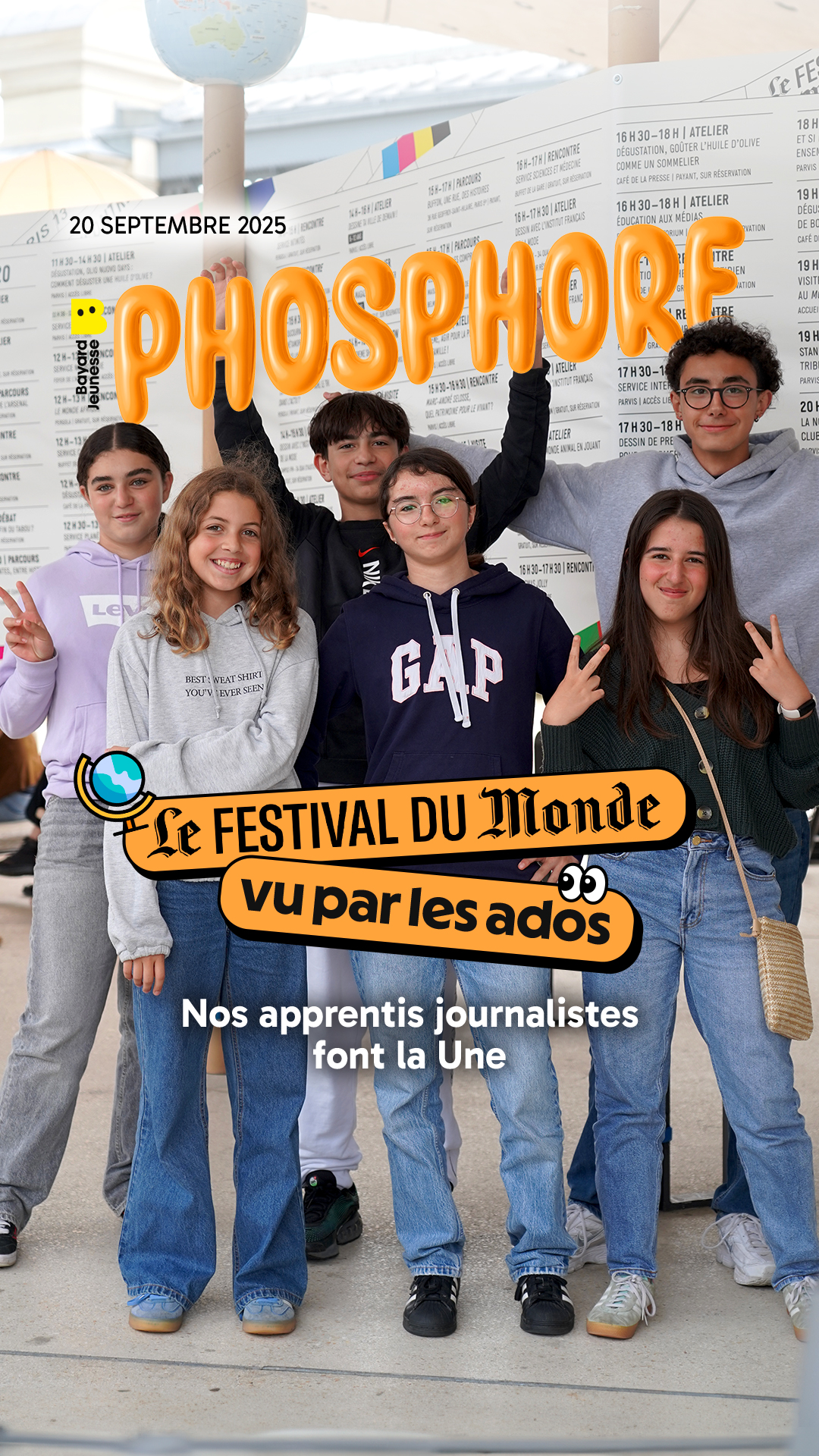 Phosphore, le magazine et le site pour les ados de 14 ans et